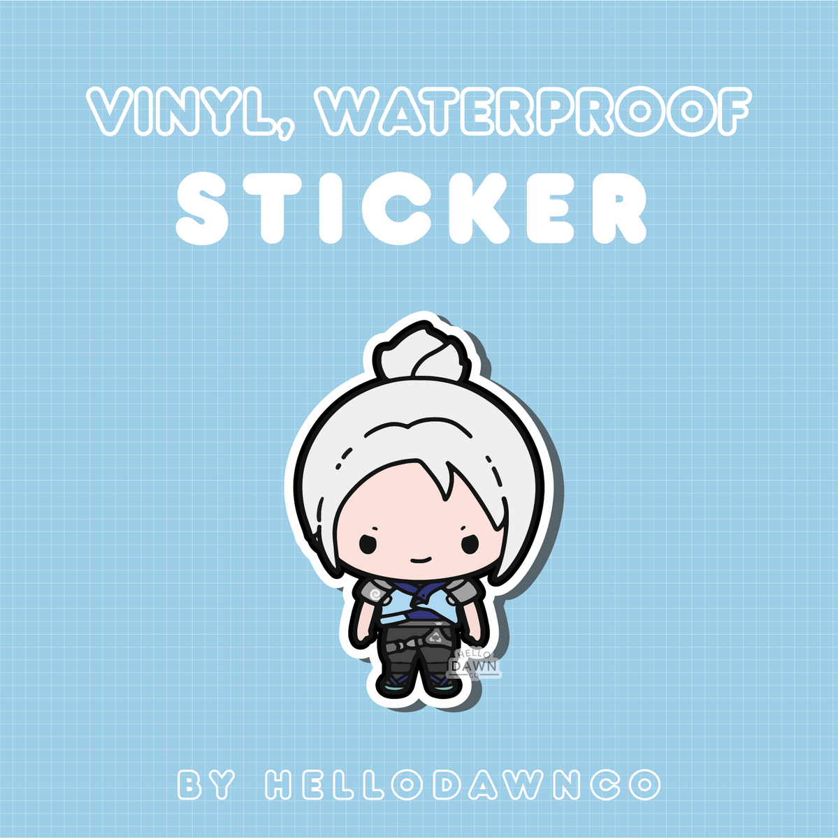 Jett Vinyl Waterproof Stickers – Hellodawnco