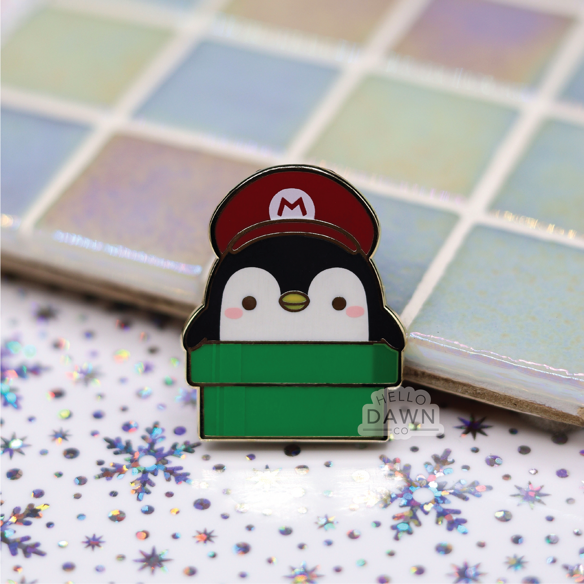 Mario Penguin Enamel Pins – Hellodawnco