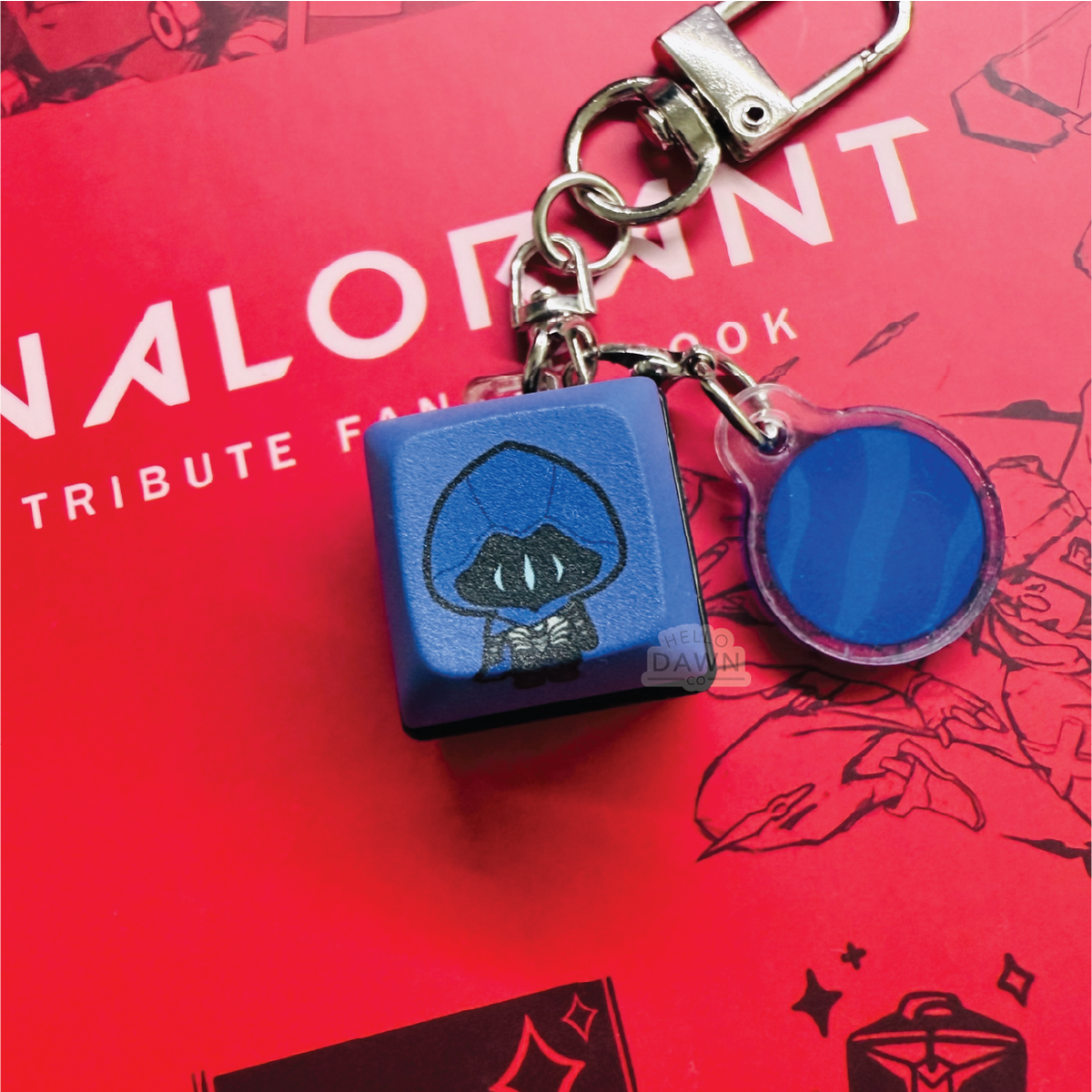 Valorant Omen RGB Keycap Keychain – Hellodawnco