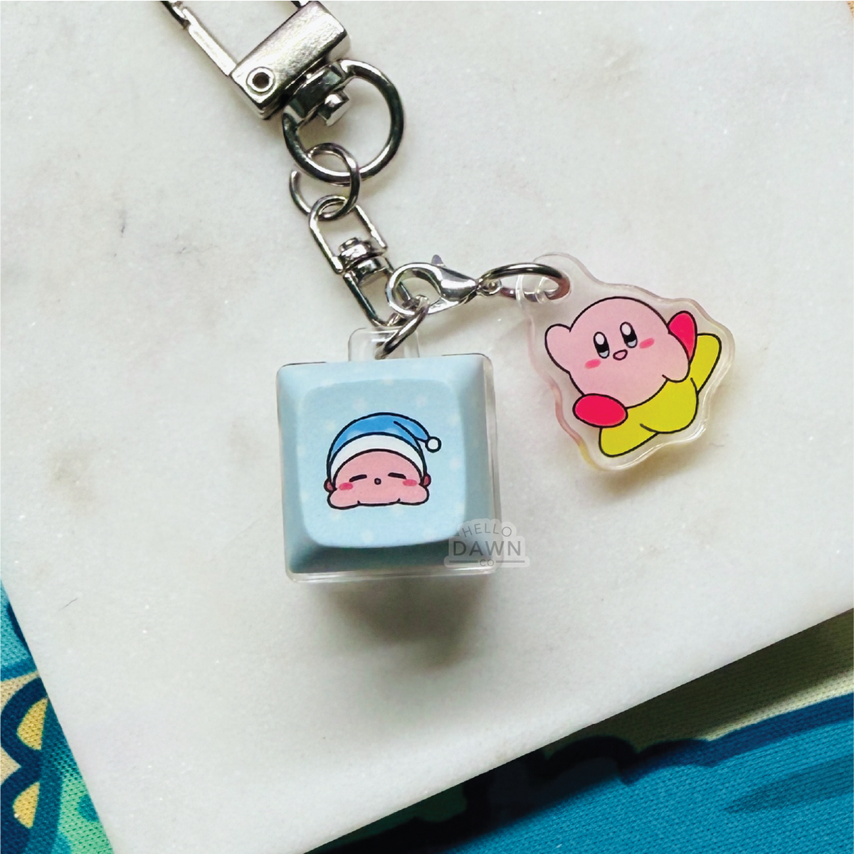 Sleepy Poyo RGB Keycap Keychain – Hellodawnco