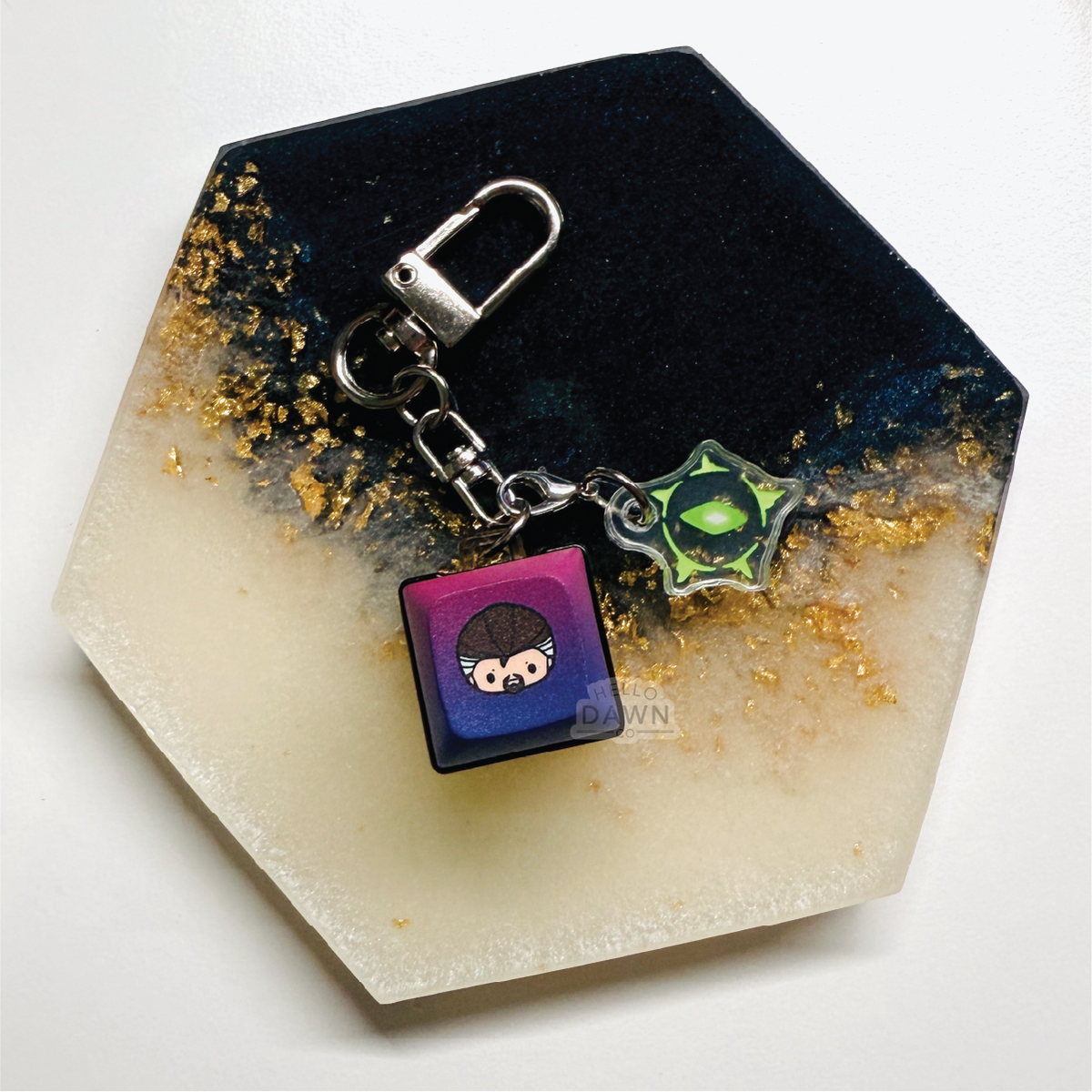 Rivals Strange RGB Keycap Keychain – Hellodawnco